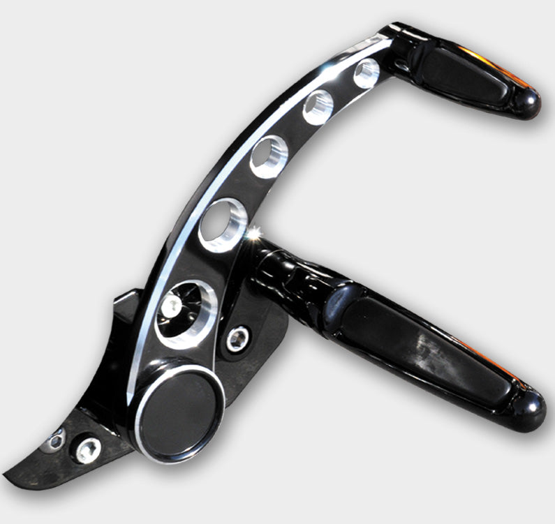 FLH Forward Controls BLACK CONTRAST MADE IN THE USA – CUSTOM HARLEY ...