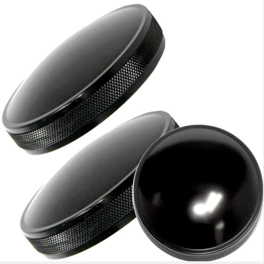 CUSTOM GAS CAP SET-DOMED SERIES USA MADE FOR HARLEY DAVIDSON 1973-1982 ...