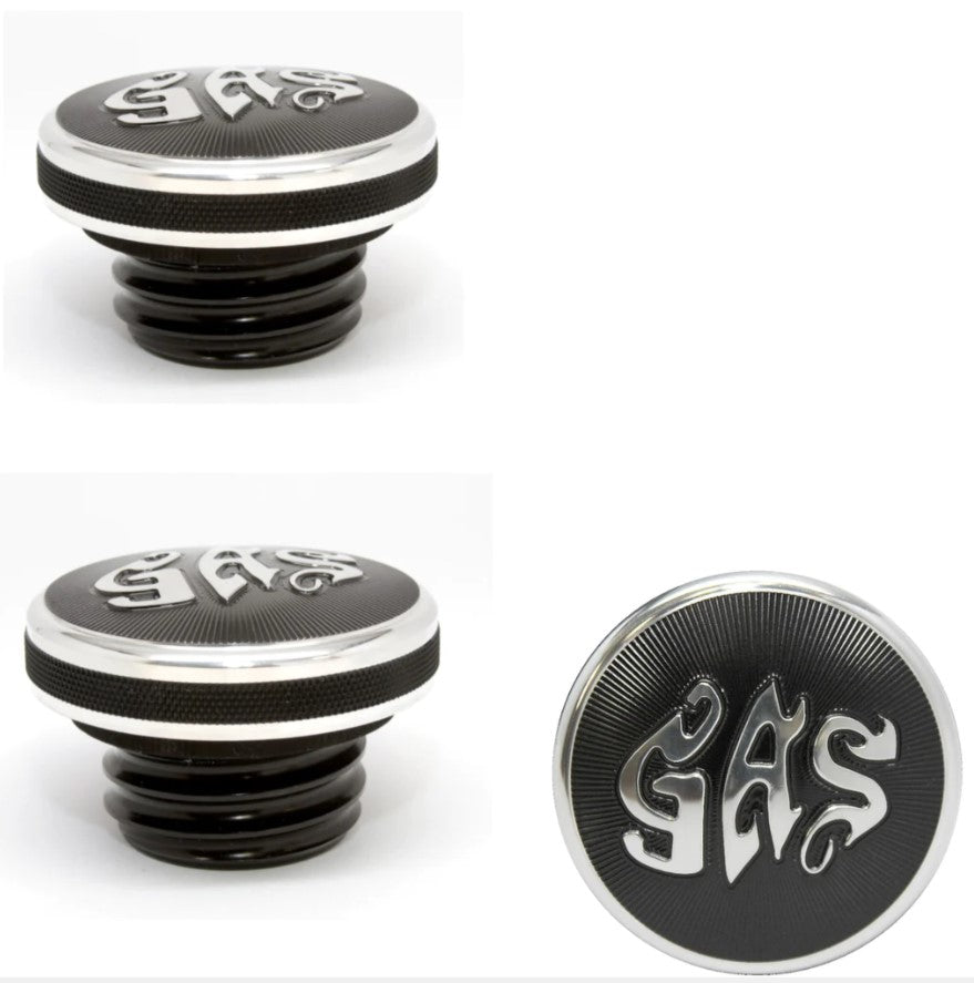 CUSTOM GAS CAP SET GAS SERIES FOR HARLEY DAVIDSON5 COLOR COMBOS USA MA ...