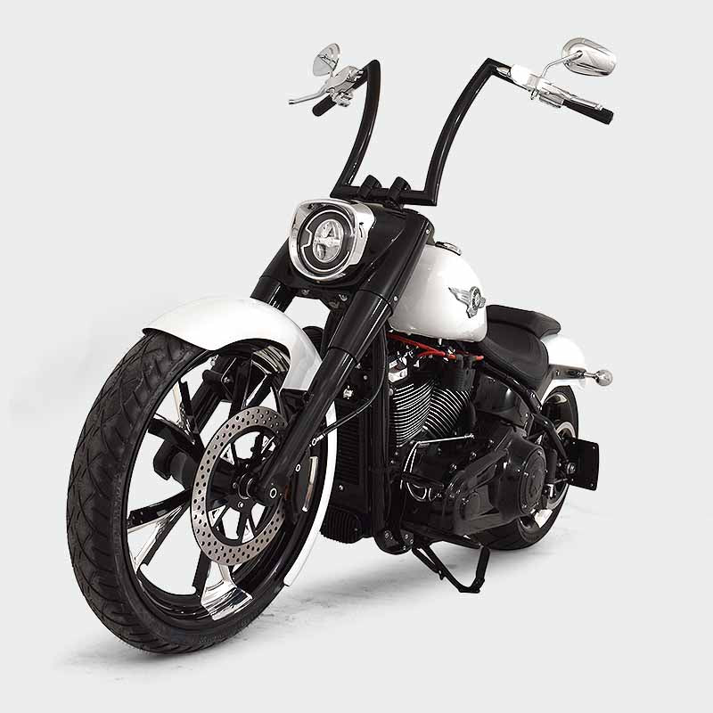 M8 Fatboy, Heritage/Deluxe, Slim, RAKED HARLEY TREES – CUSTOM HARLEY ...