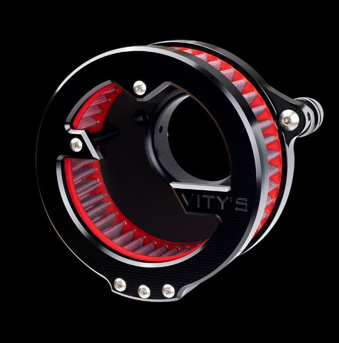 Massive Air Cleaner Black Harley Air Cleaners – CUSTOM HARLEY PARTS ...