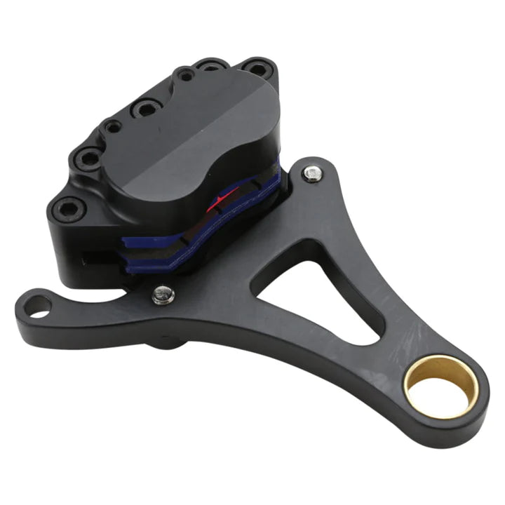 SPRINGER FRONT END BRAKE CALIPER KIT LEFT SIDE BLACK – CUSTOM HARLEY ...
